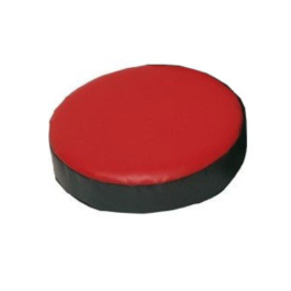 Stootkussen Rond Rood/Zwart